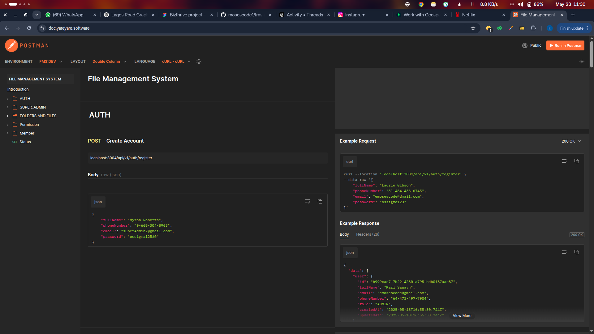 Backend Developer Portfolio